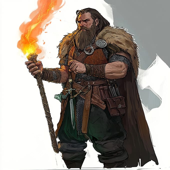 Draw dnd character design and illustration by Lagauer | Fiverr