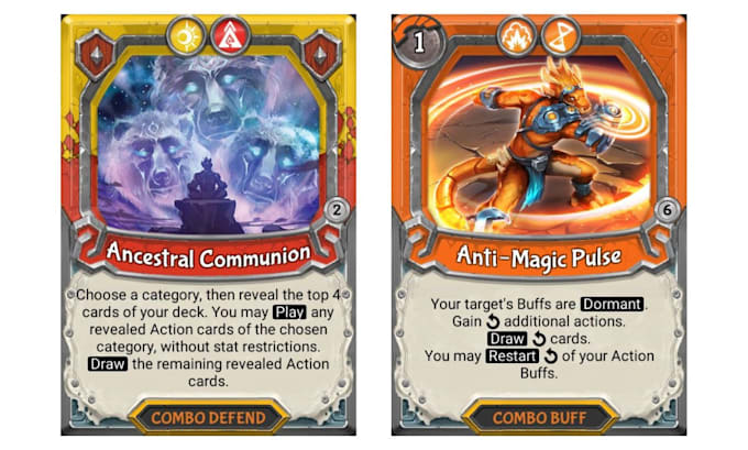 Draw card game design board game card game art card template design ...