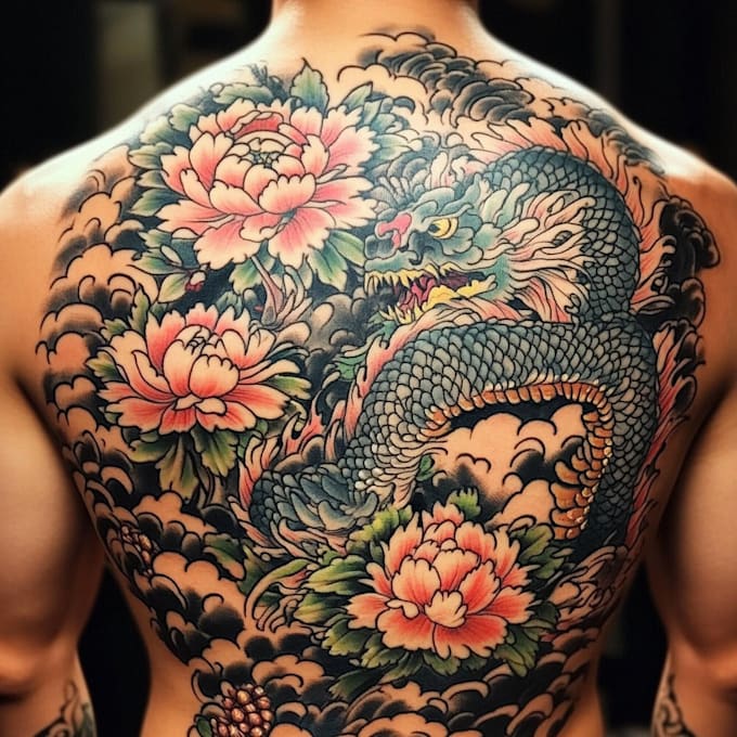 Original japanese tattoo designs just for you by Ekhoth | Fiverr