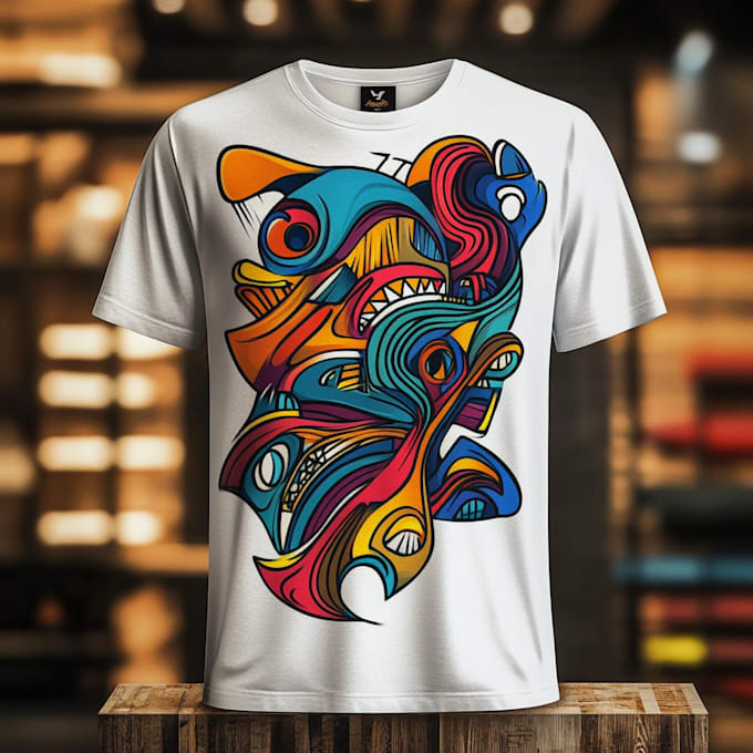 Draw custom t shirt design and t shirt illustration by Jumanacan | Fiverr