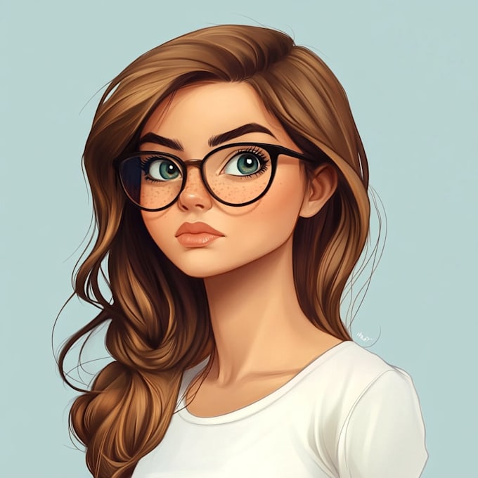 Draw a digital cartoon illustration by Pabrou | Fiverr