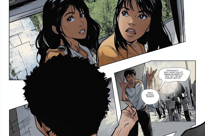 Make a comic illustrations for your anime and manga book by Lereecholtz ...