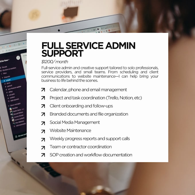 Provide remote admin support by Aeri_g | Fiverr