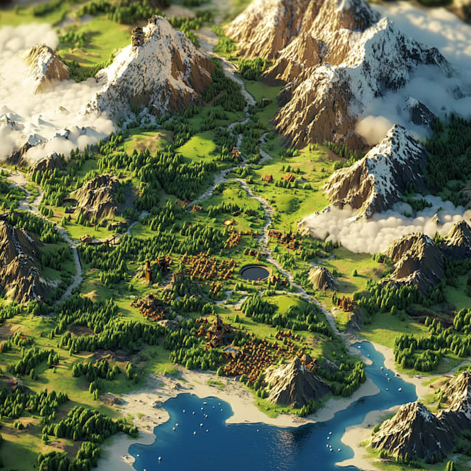 Design vector maps, event maps, fantasy festival maps by Cladbem | Fiverr