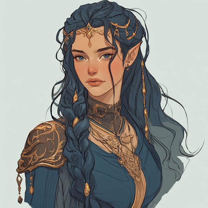 Draw your dnd character art by Elliotrvey | Fiverr