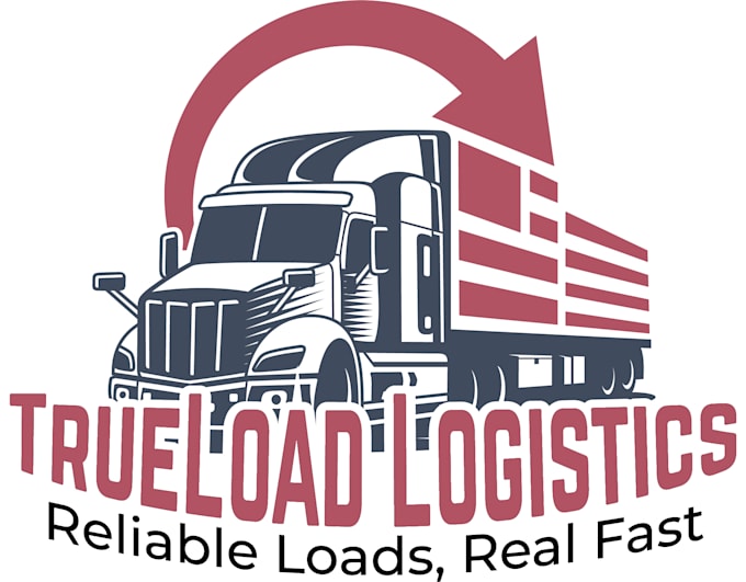 Design a professional trucking or dispatching business logo and website ...