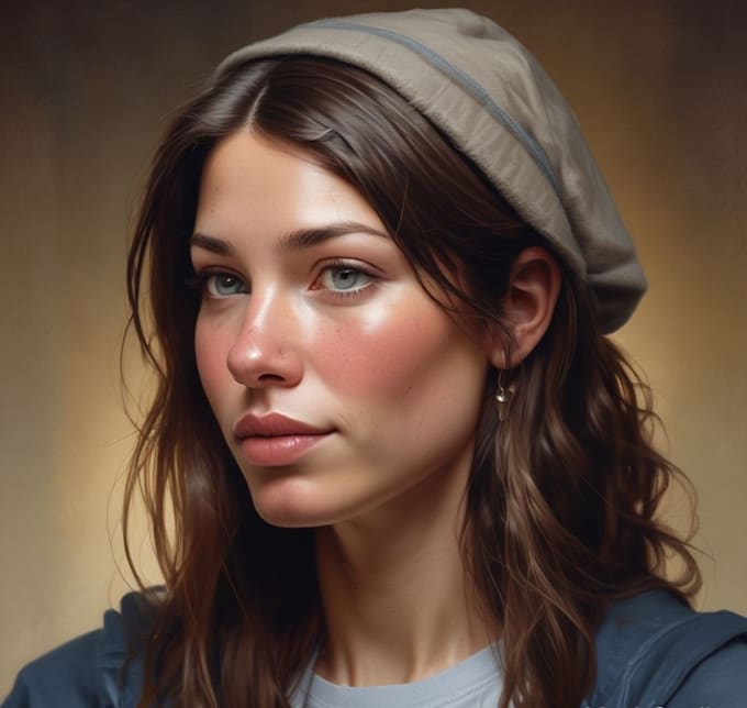 Draw a realistic digital portrait from photo by Janylor | Fiverr