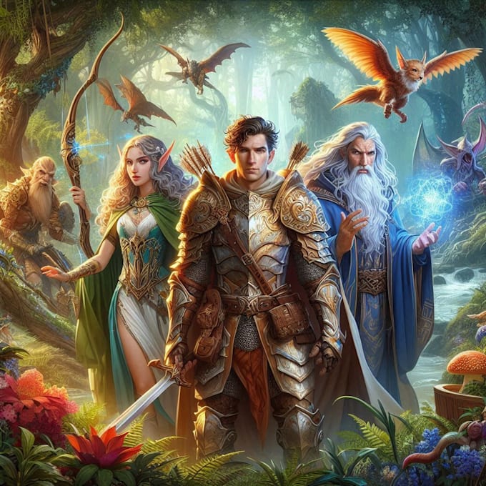 Unique dnd character art and dnd character by Svenoren | Fiverr