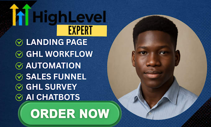 Setup ghl workflows, funnels, surveys, forms ai chatbot and automation ...