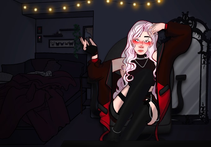 Create visual novel characters by Moonraytv | Fiverr