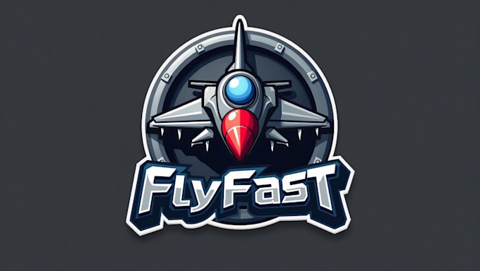 Design an awesome fighter aircraft mascot logo in very short time by ...
