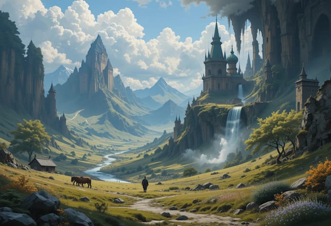 Make a environment concept art and background by Copsabura | Fiverr