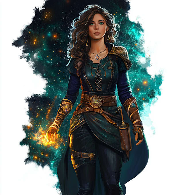 Draw dnd character art and dnd character art by Pimwir | Fiverr