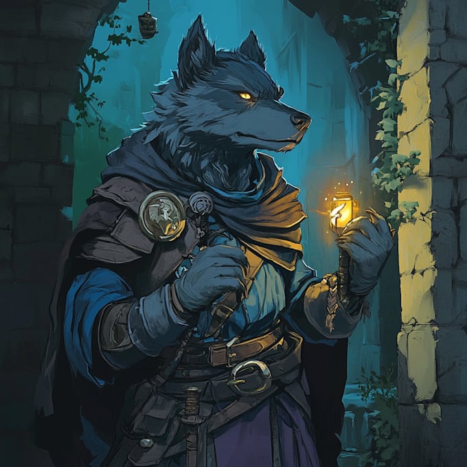 Create your dnd character art by Denosha | Fiverr