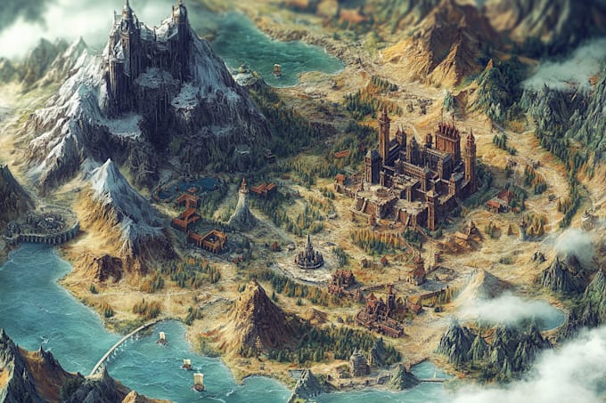 Design vector maps, event maps, fantasy festival maps by Blackwell465 ...