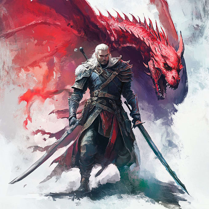 Make a awesome dnd character art and dnd character art by Mikitacox ...