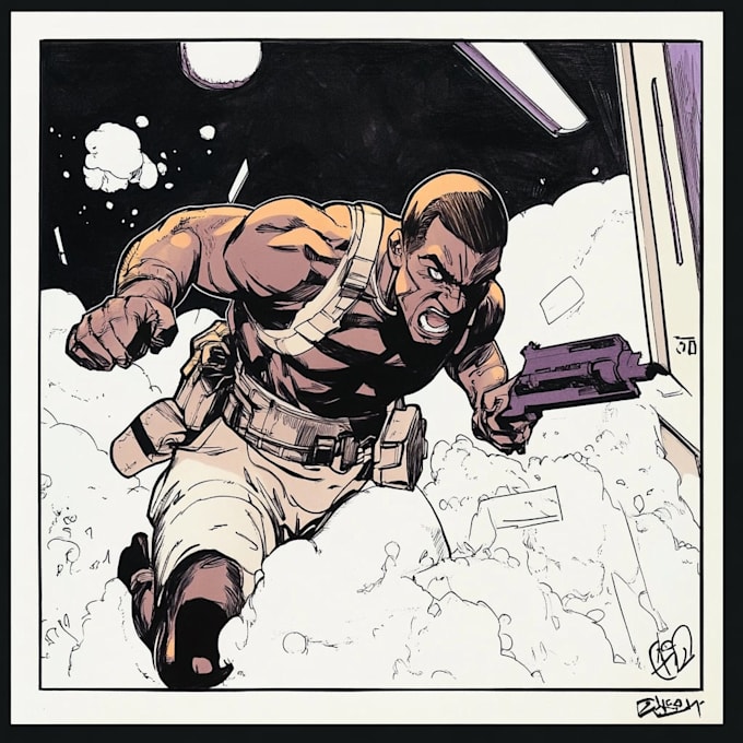 Do comic book art and comic book illustration by Cagsecs | Fiverr