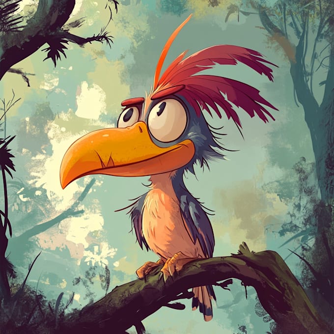 Design professional cartoon character by Donerine2_ | Fiverr