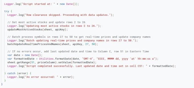 Automate your google sheet by Presentndfuture | Fiverr
