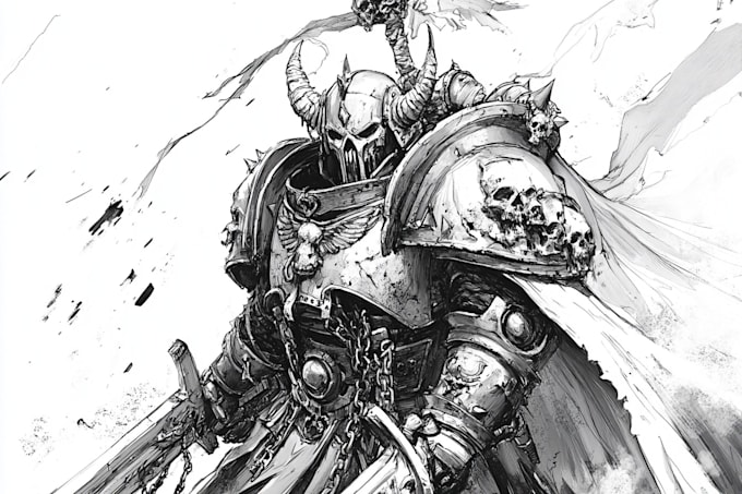 Draw warhammer illustration based on your idea by Emmeline245 | Fiverr