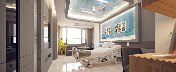 Renew 3d hospital interior,laboratory render,clinic design,dental ...