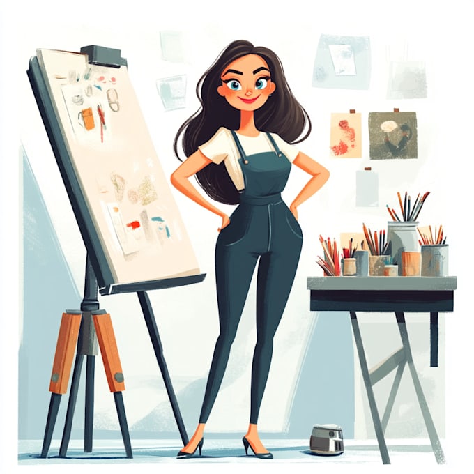 Design custom cartoon character by Dynicegh | Fiverr