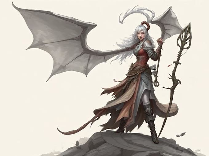 Draw dnd art character, creature, game art, sheet, fantasy art and dnd ...
