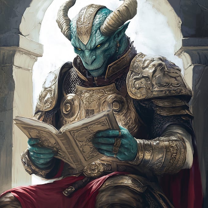 Draw dnd character design and illustration by Dashanique3 | Fiverr