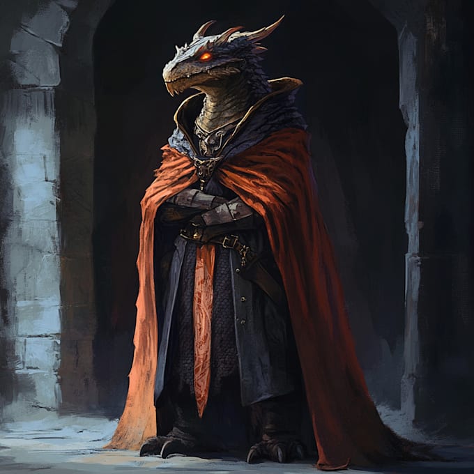Draw an awesome dnd character illustration by Lilyallen568 | Fiverr