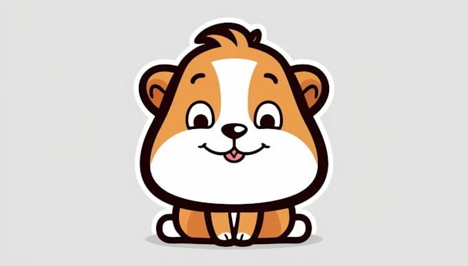 Draw cute cartoon characters, animal in less than 24 hours by Ricusing ...
