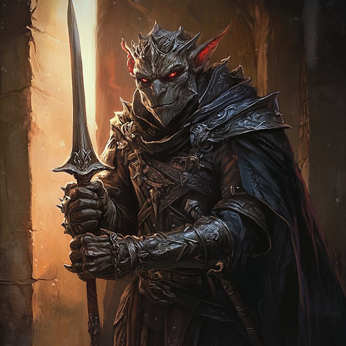Draw your custom dnd character by Orena_tate | Fiverr