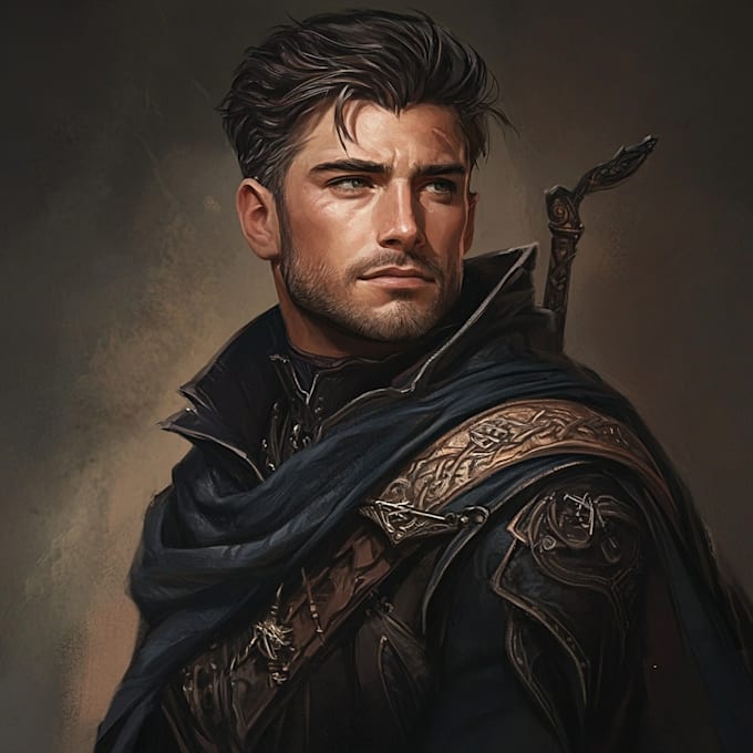 Draw your fantasy,scifi or rpg character full body by Danysens | Fiverr