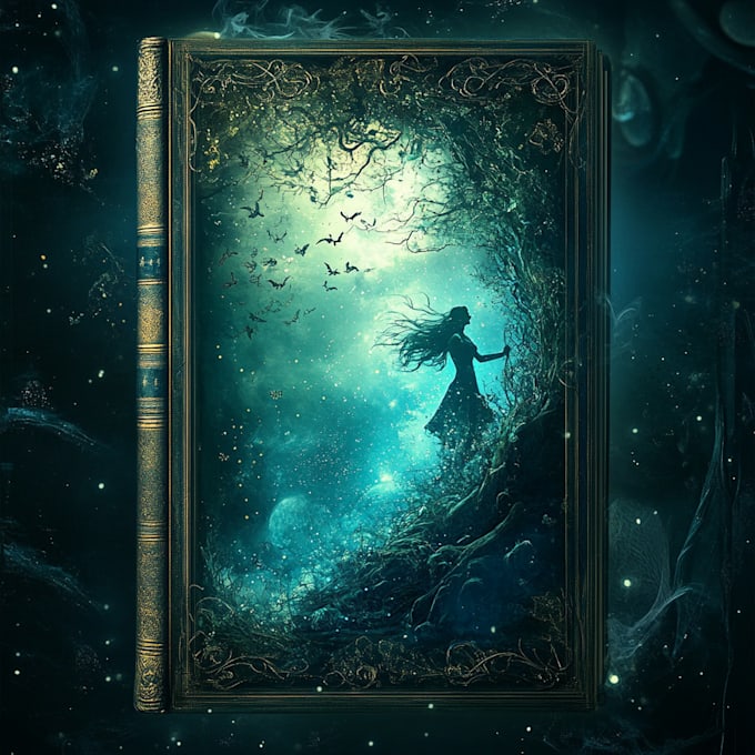 Design artistic poetry book cover, fantasy, horror, novel by Clemwart ...