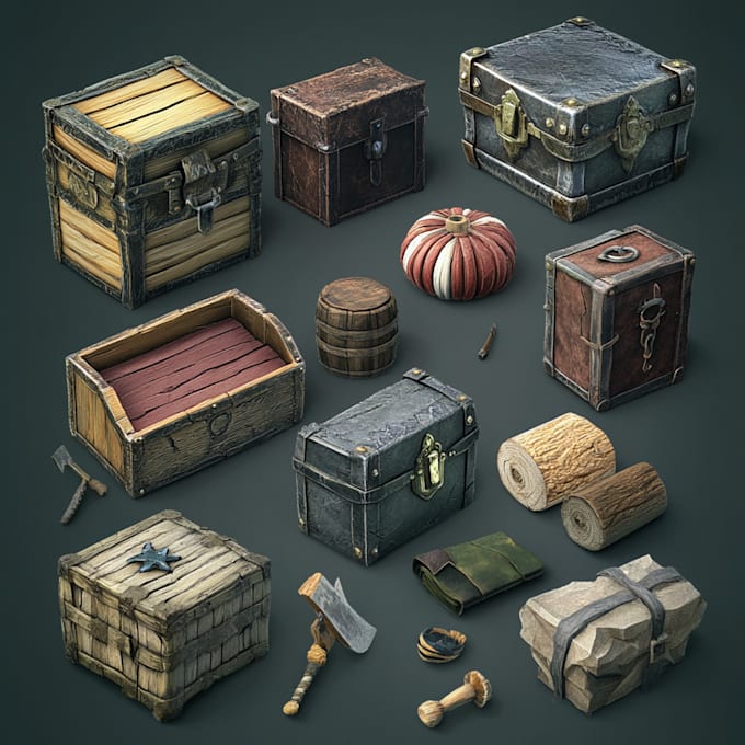 Create 3d props, objects , game assets by Lesleegrant | Fiverr