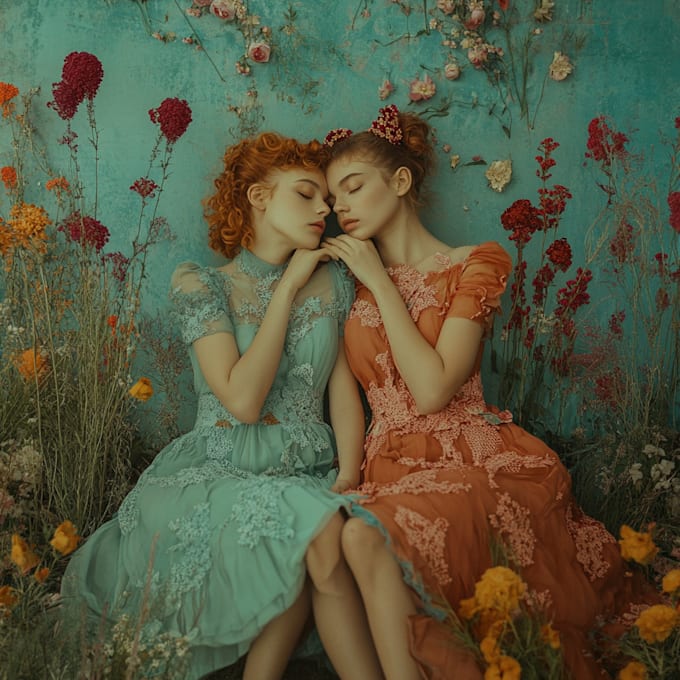 Draw custom portrait and friendship portrait by Upnevip | Fiverr