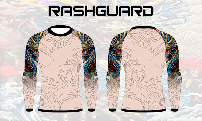 Create professional rash guard sublimation designs by Faheemafzal231 ...