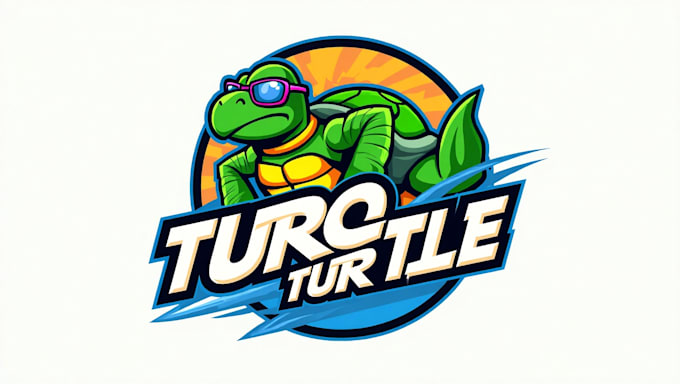 Design outstanding turbo turtle mascot logo with express delivery by ...