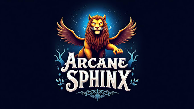 Design eye catchy arcane sphinx mascot logo for you in 12 hours by ...