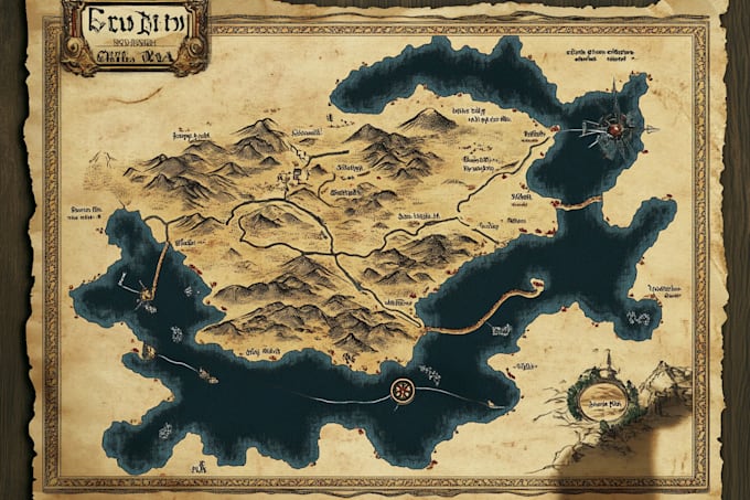 Do fantasy dnd map campaign map by Alettateyn | Fiverr