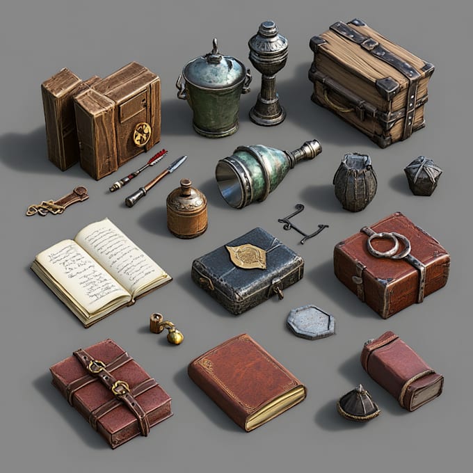 Create amazing 2d game art props, icons, items, objects by Zoeyrossouw | Fiverr