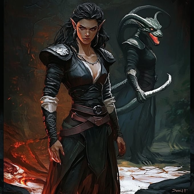 Make a dnd character art and dnd art to do by Stronerpilar | Fiverr