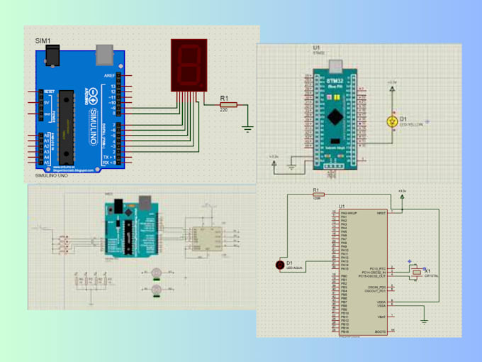 Design pcb simulate schematic on proteus and provide layouts by Raheel_qaiser | Fiverr