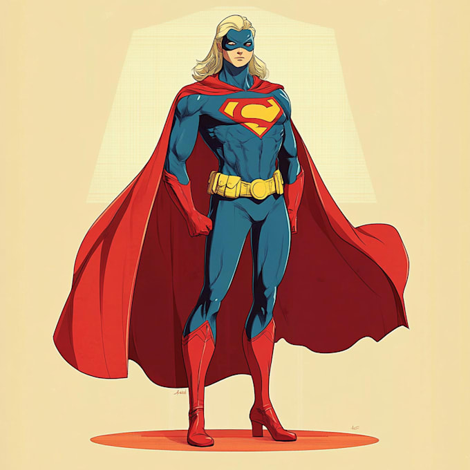 Draw your favorite superhero character and comic by Dzhamalnova | Fiverr