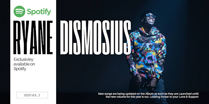 Design a stunning spotify banner to elevate your music profile by ...