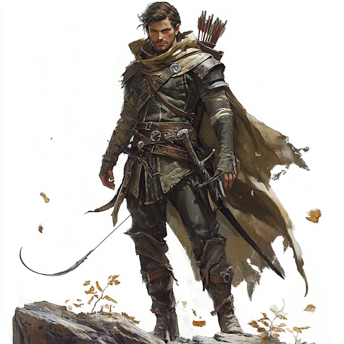 Draw dnd art and dnd character art for you by Glibable | Fiverr