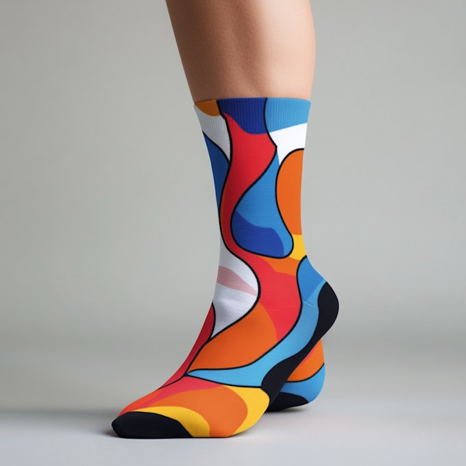 Draw a creative socks unique sock design for you by Jaslene366 | Fiverr