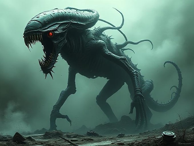 Create scp, monster, alien and eldritch horror for you by Pheopten | Fiverr