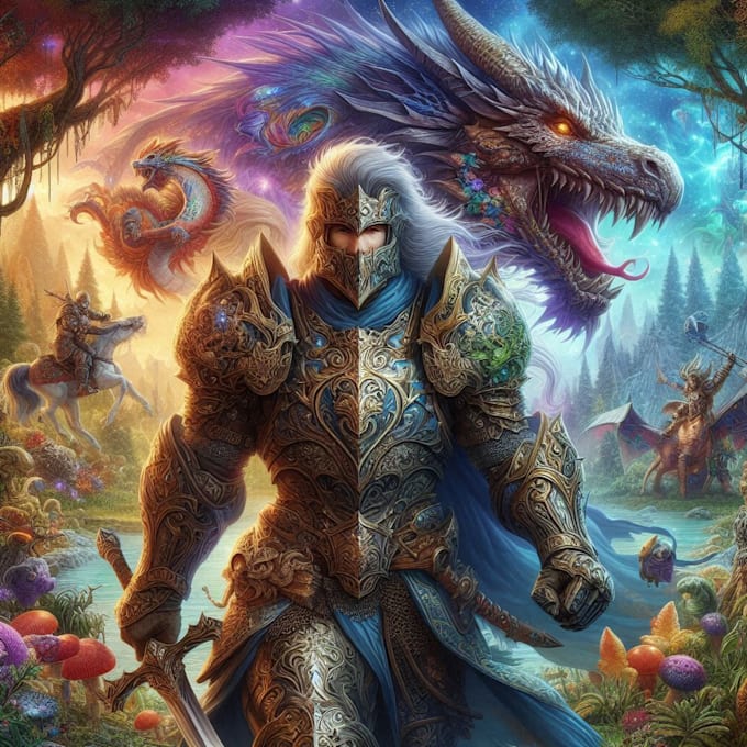 Draw dnd character art illustration by Guinand14 | Fiverr