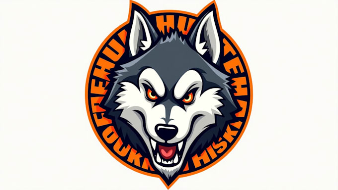 Design outstanding angry husky mascot logo for you with express ...