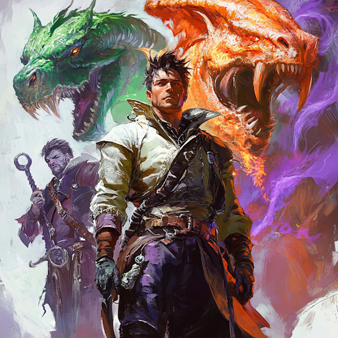 Draw stylized illustration of your character , oc by Adarank_87 | Fiverr